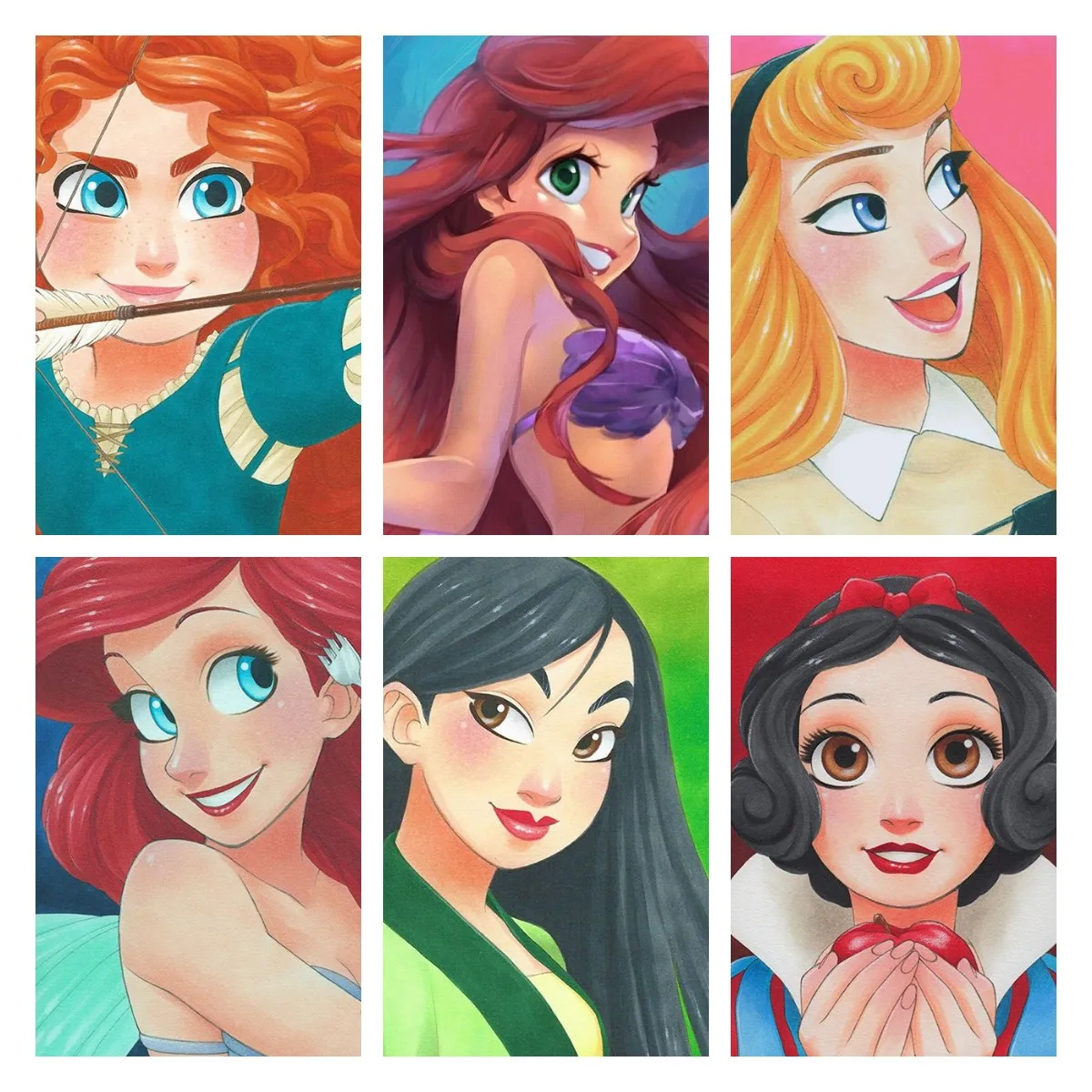 Disney Princess Drawings Modern