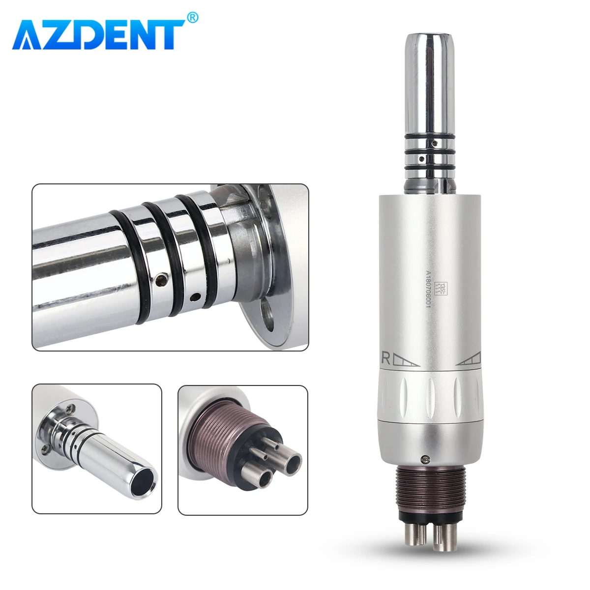 AZDENT-Dental-Low-Speed-Handpiece-Air-Motor-4-Holes-Internal-Water ...