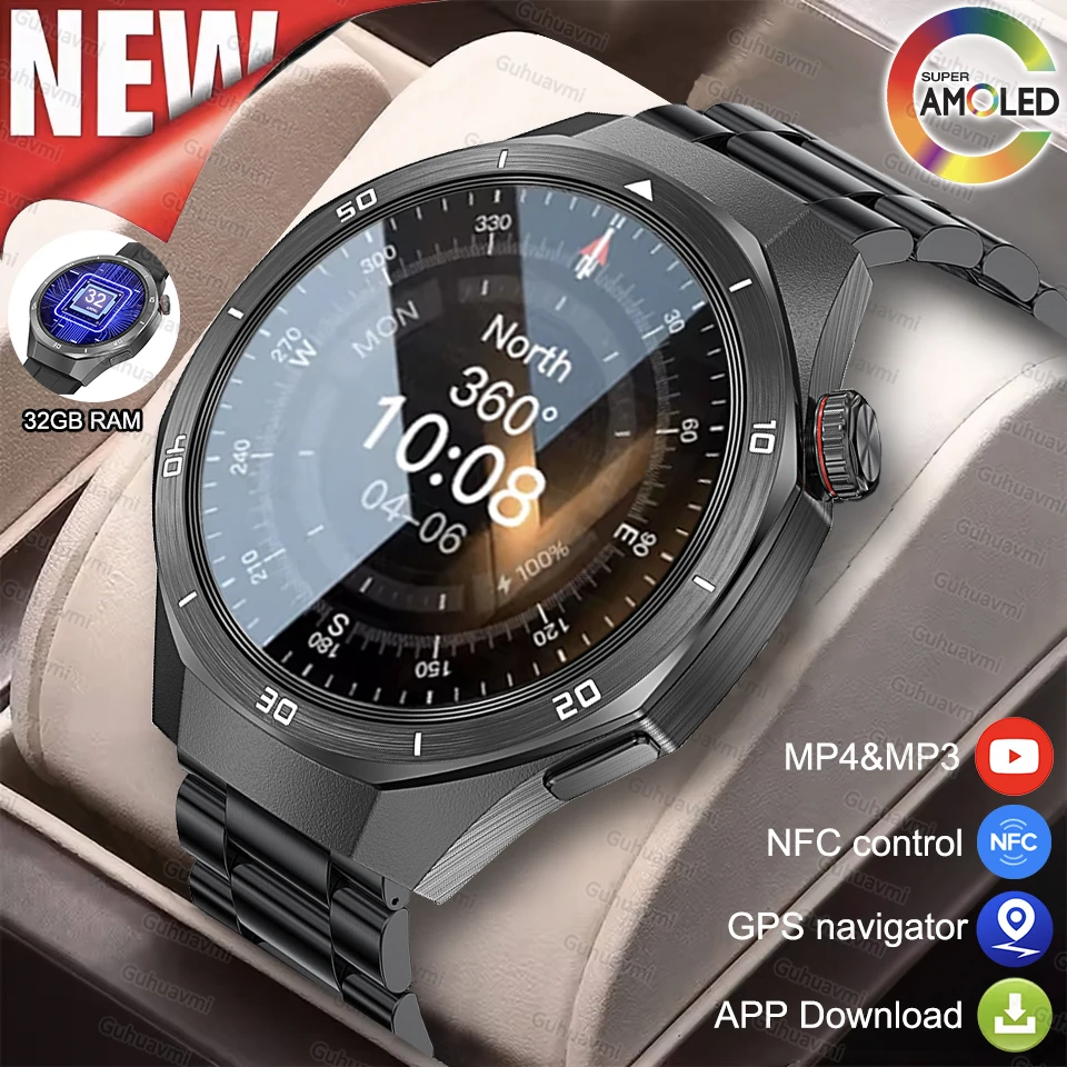 Watch DT 5 Pro 2025 New SmartWatches 32Gb Memory MP3&MP4 APP Download ...