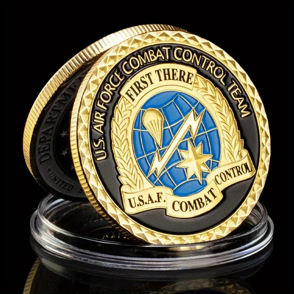 United-States-Air-Force-Challenge-Coin-USAF-Combat-Control-Team-Golden ...