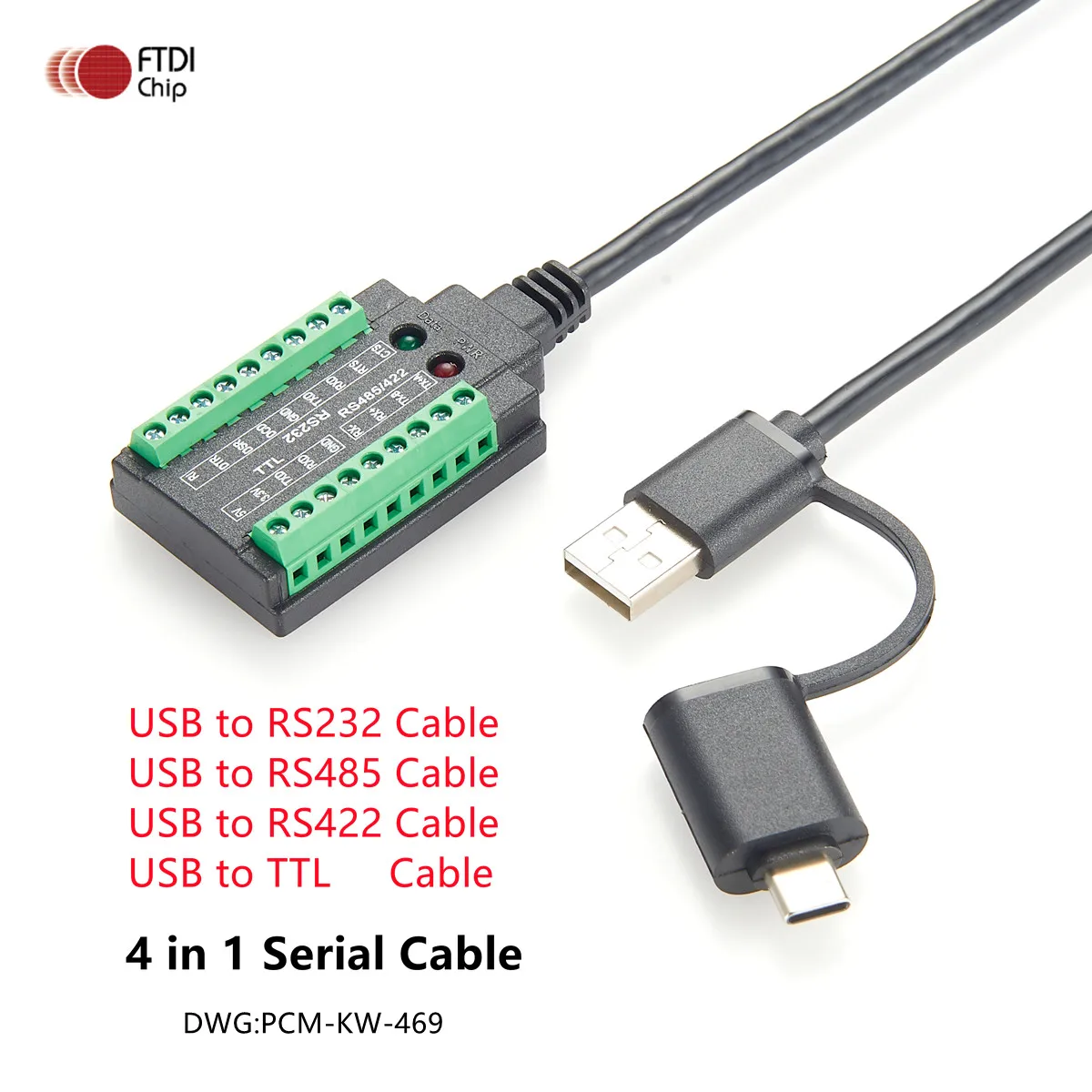 Cable-serie-USB-a-RS232-RS485-RS422-TTL-Adaptador-USB-a-serie-RS422 ...