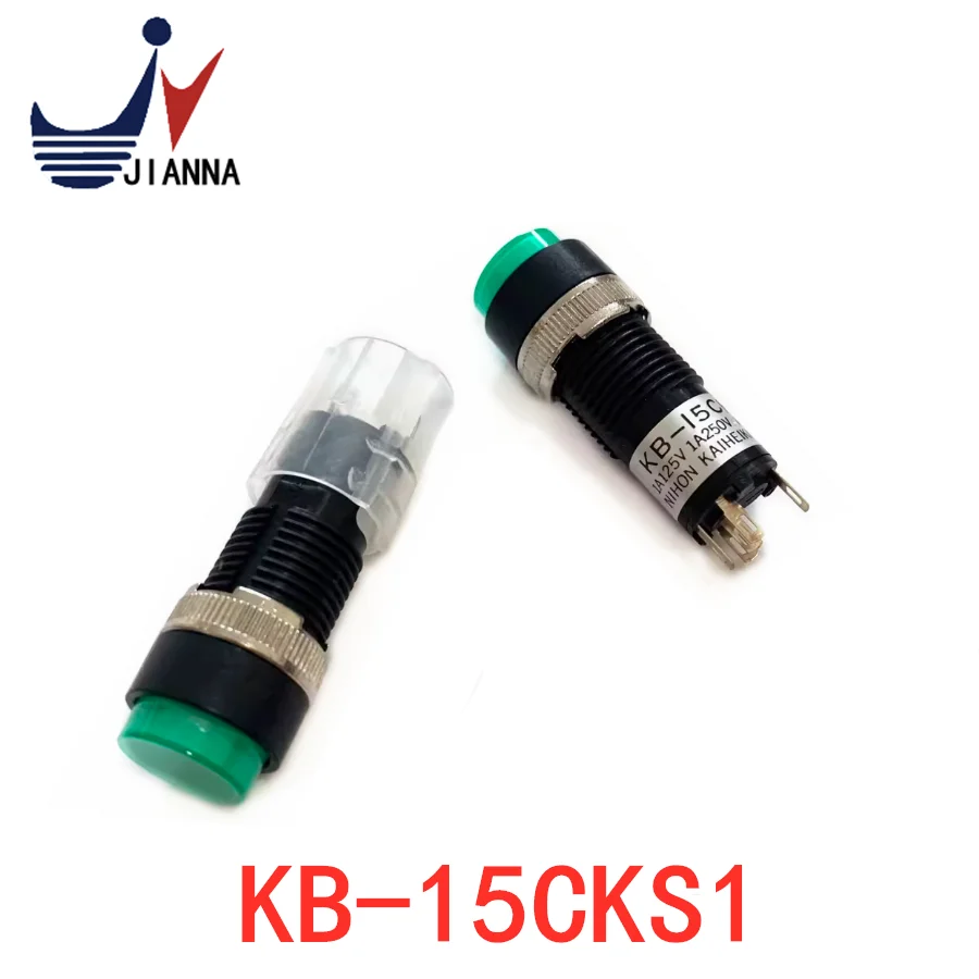 Imported-NKK-button-switch-KB-15CK-12MM-mounting-aperture-button-with ...