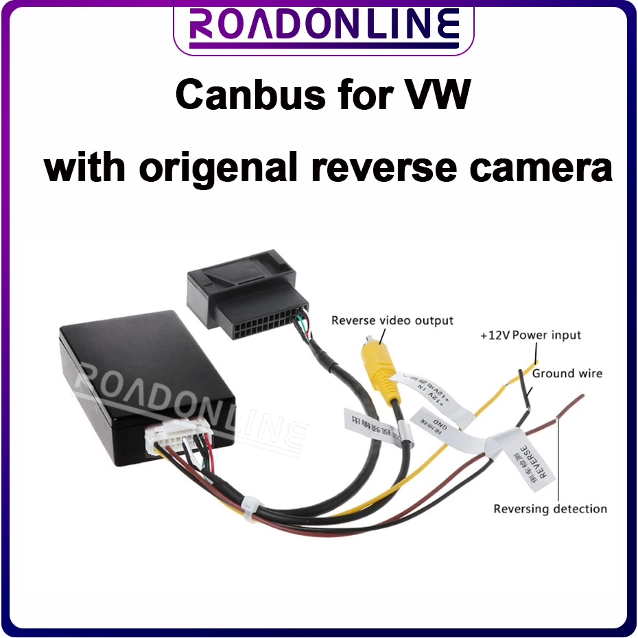 RGB-To-RCA-AV-Converter-Decoder-Box-Adapter-Canbus-For-Volkswagen ...