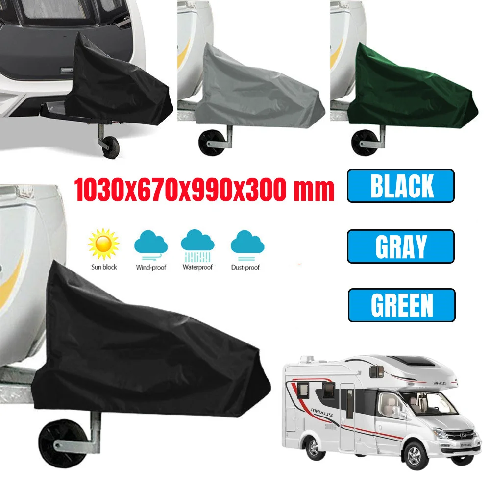 Universal 3 Colors 1030x670x990x300 mm Caravan Hitch Cover Waterproof ...