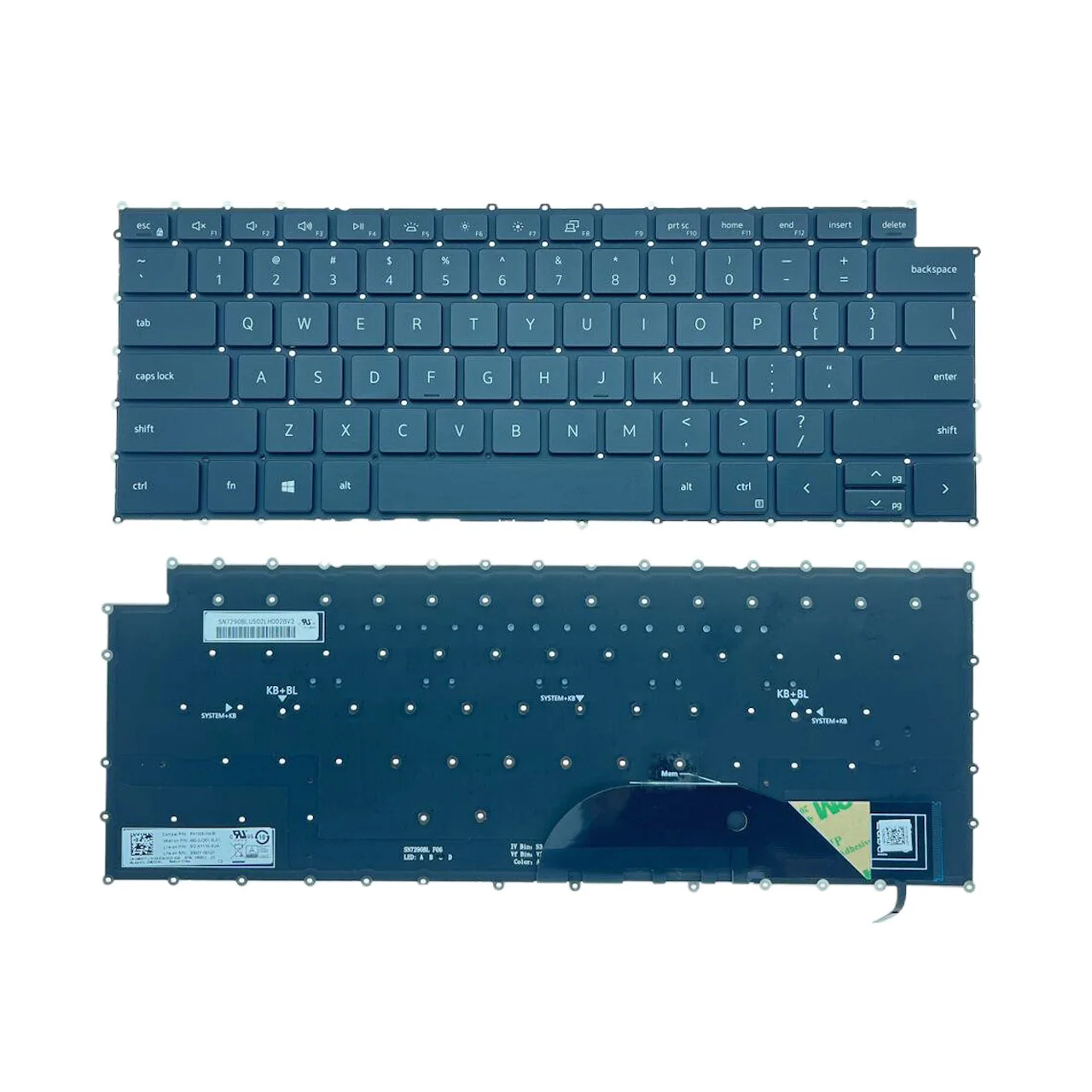 New-US-Laptop-Backlit-Keyboard-For-Dell-XPS-15-9500-17-9700-Precision ...