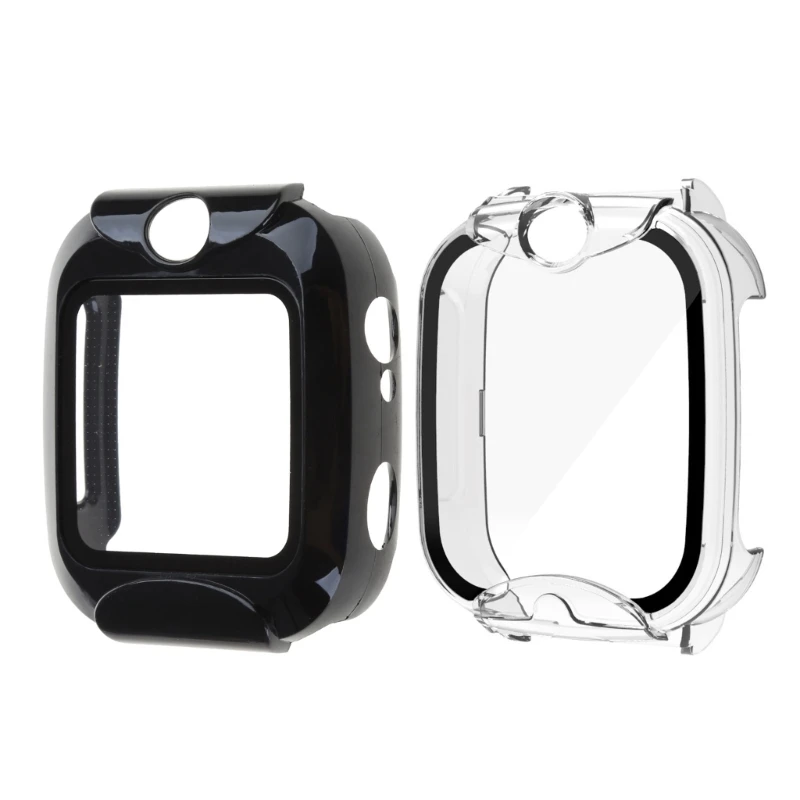 Smartwatch-Protect-Tempered-Glass-Film-Hard-PC-Cover-Compatible-for ...