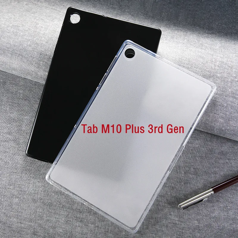 Transparent TPU Case For Lenovo Tab M10 Plus 3rd Gen Silicon Soft Funda ...