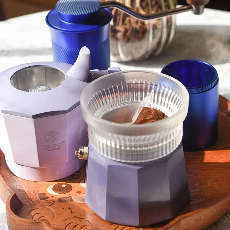 Coffee-Tamper-for-Moka-Pot-Rotary-Powder-Dosing-Ring-Coffee-Distributor ...