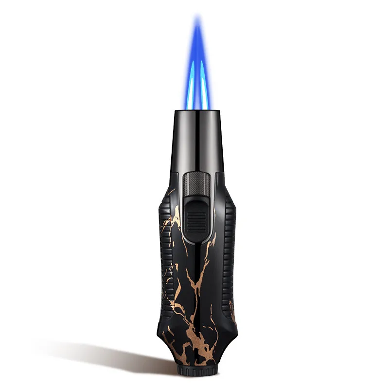 The New Handheld Gas Lighter Metal Body Double Nozzle Torch Lighter ...