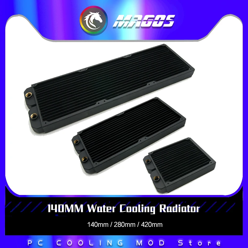 PC-Water-Cooling-27mm-Thin-Radiator-Copper-140mm-280mm-420mm-For-140mm ...