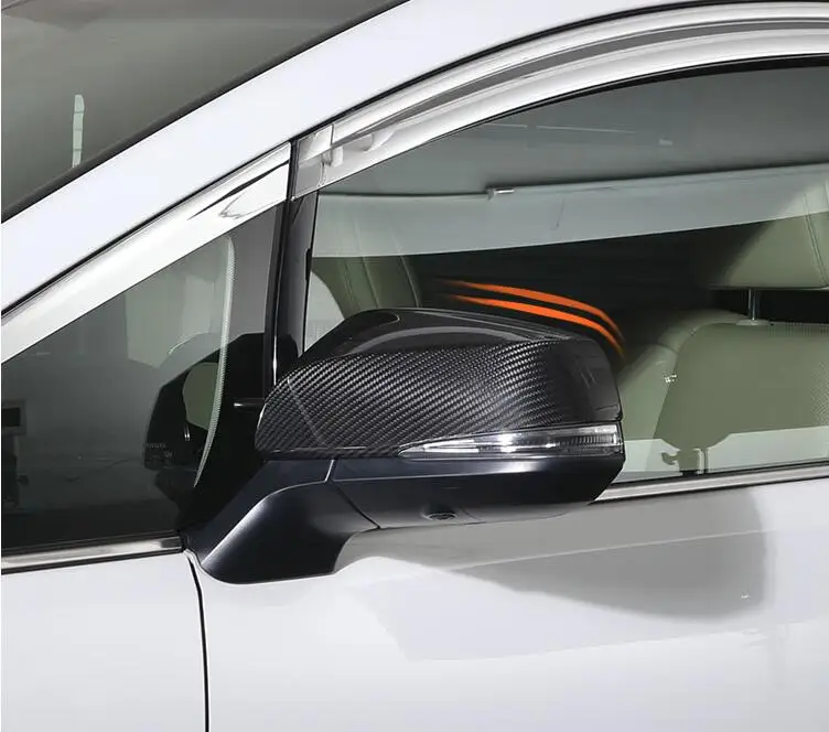 Real-Carbon-Fiber-Rear-View-Mirror-Cover-For-Toyota-4runner-Tacoma ...