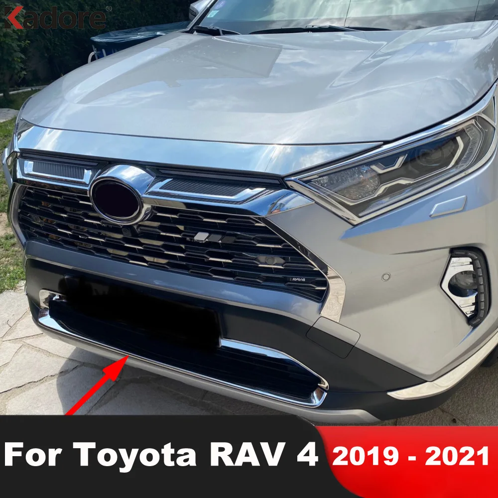 Front Bottom Bumper Grille Cover Trim For Toyota Rav4 Rav 4 2019 2020 ...