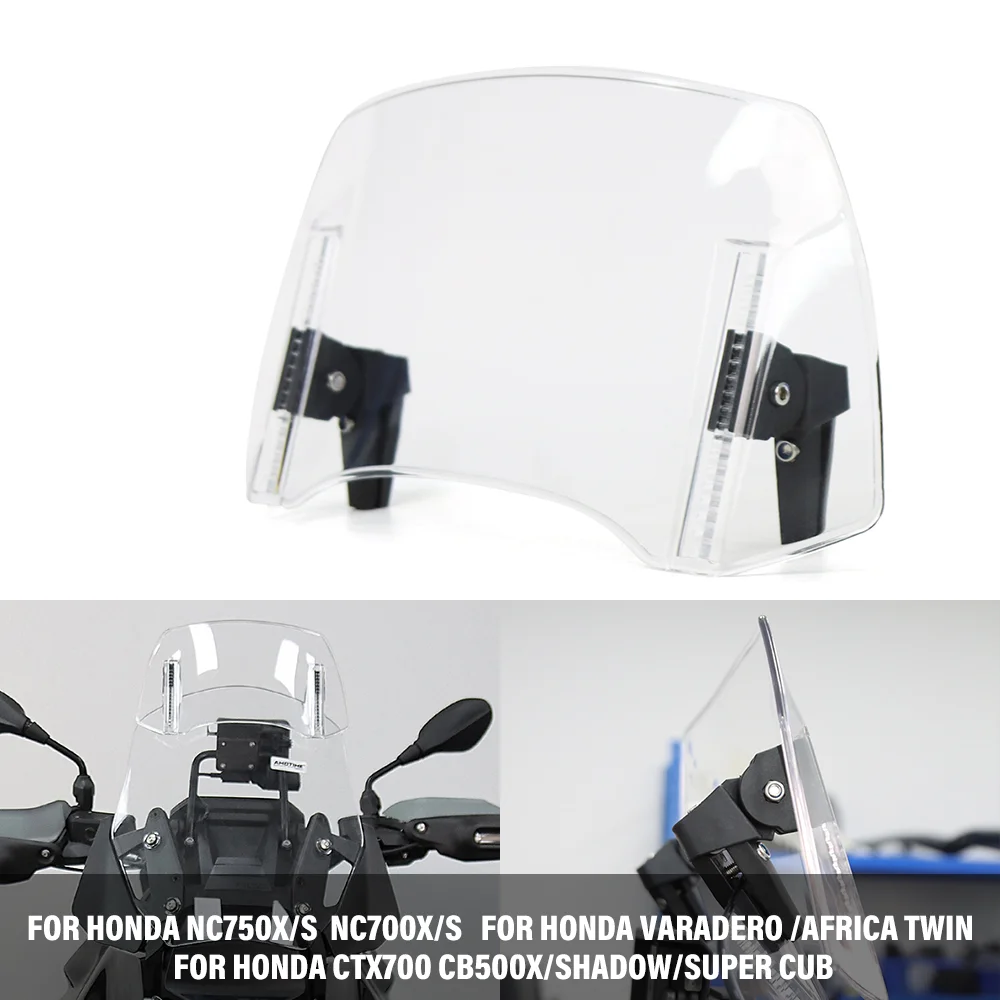 Universal Windscreen Deflector Extension Spoiler For Honda NC750X/S ...