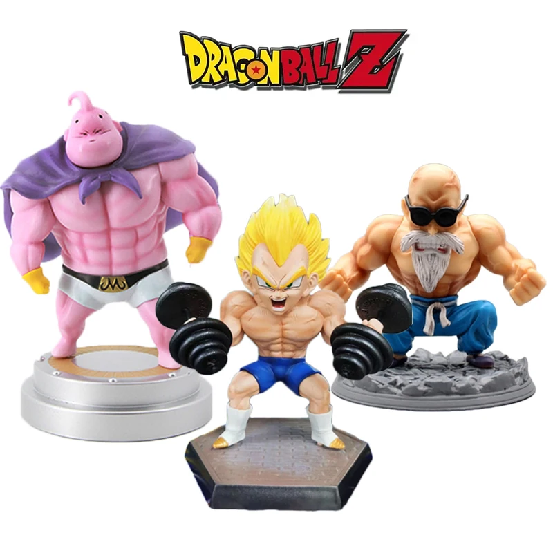 Dragon-Ball-Vegeta-Majin-Buu-Kame-Sennin-Figurine-Muscle-PVC-DBZ-Anime ...