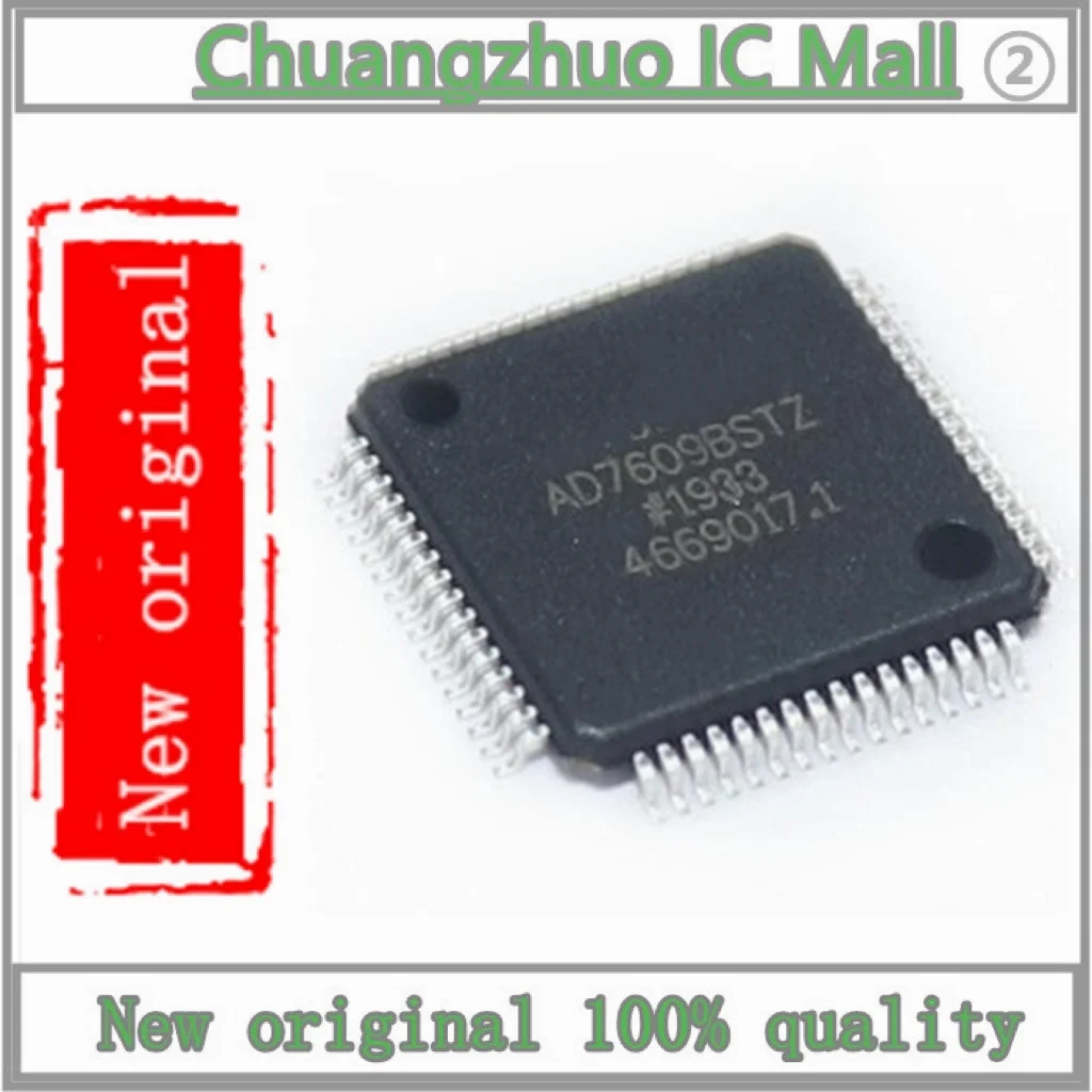 1PCS/lot AD7609BSTZ AD7609 IC DAS/ADC 18BIT 200K 64LQFP IC Chip New ...