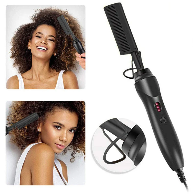 Electric-Curling-Iron-Comb-For-Long-Curly-Hair-Haircutting-Comb-For ...