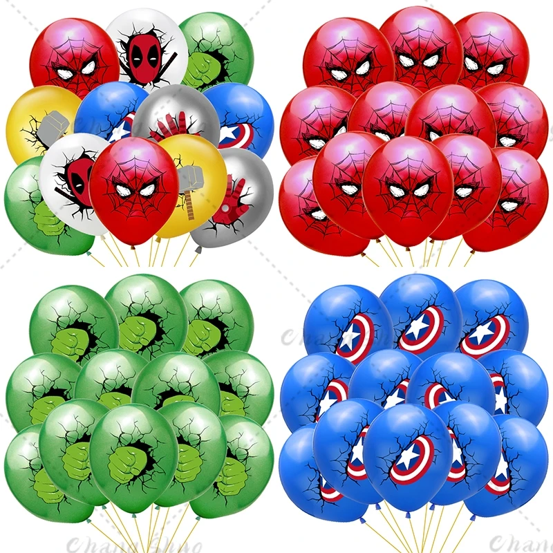 Disney-12-in-Spiderman-Latex-Balloons-Party-Supplies-Spidey-Party ...