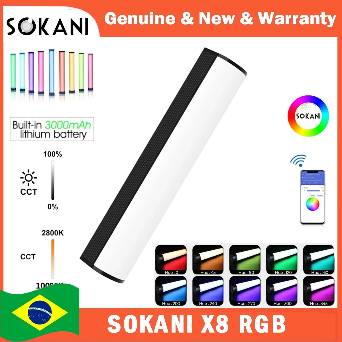 Sokani-X8-RGB-LED-Video-Light-Handheld-Tube-Wand-Stick-CTT-Photography ...