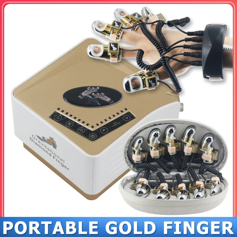 Microcurrent-Golden-Finger-EMS-Beauty-Machine-Gravitational-Diamond-Finger-Factory-Sale-Face ...