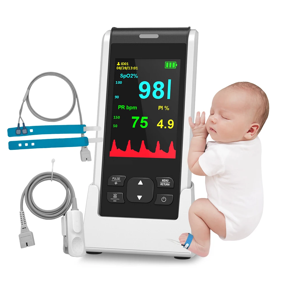 HealthTree-oxímetro de pulso médico de mano, Bluetooth, Control por ...