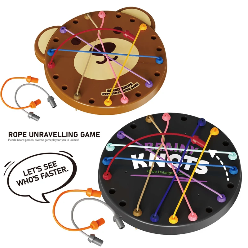 22cm Rope Breaking Battle Challenge Play Knot Rope Decoding Family ...