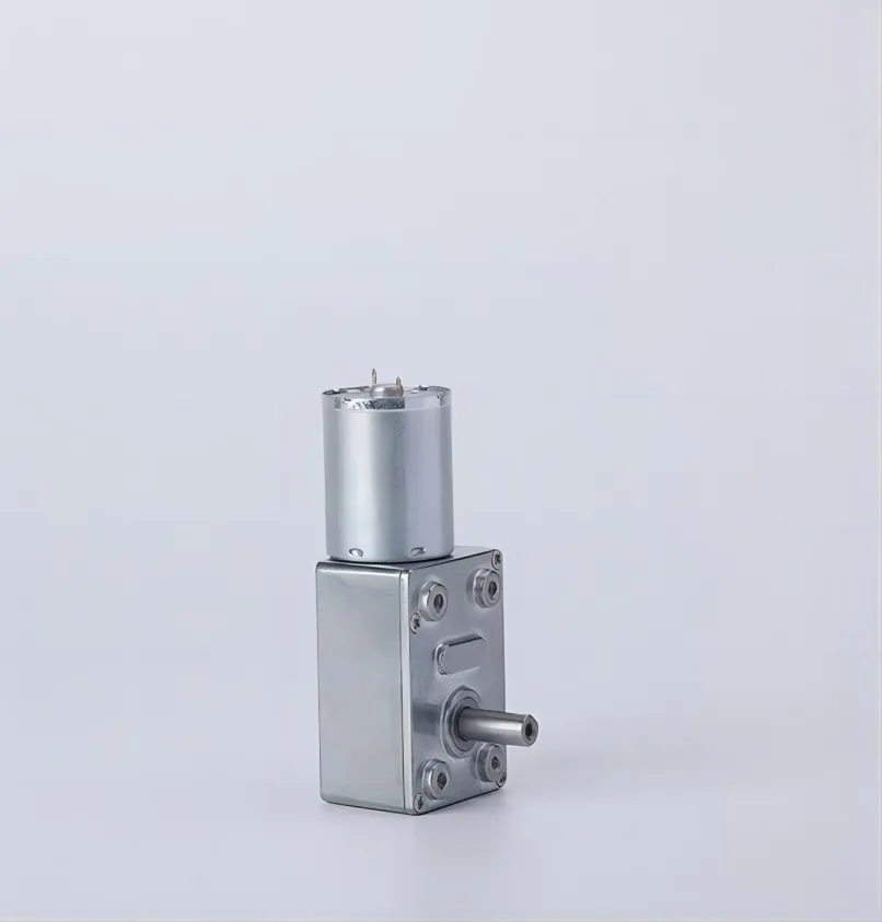 JGY370 DC 6V 12V 24V reductor de velocidad de alto par motores de caja de engranajes de gusano ...