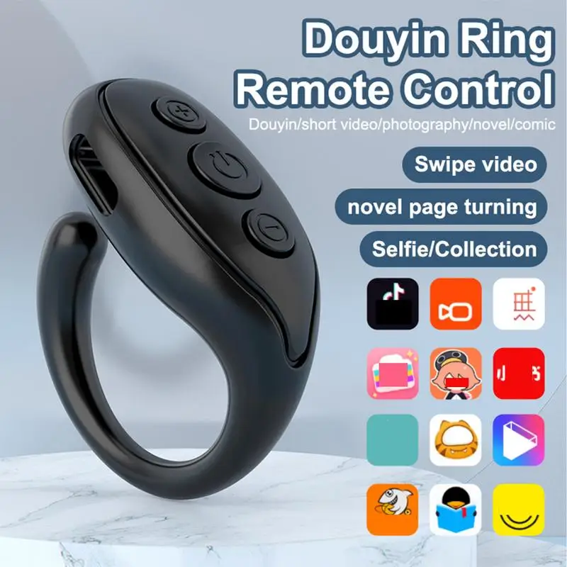 Bluetooths-5-3-Fingertip-Remote-Control-Ring-Selfie-Photo-Page-Turner ...