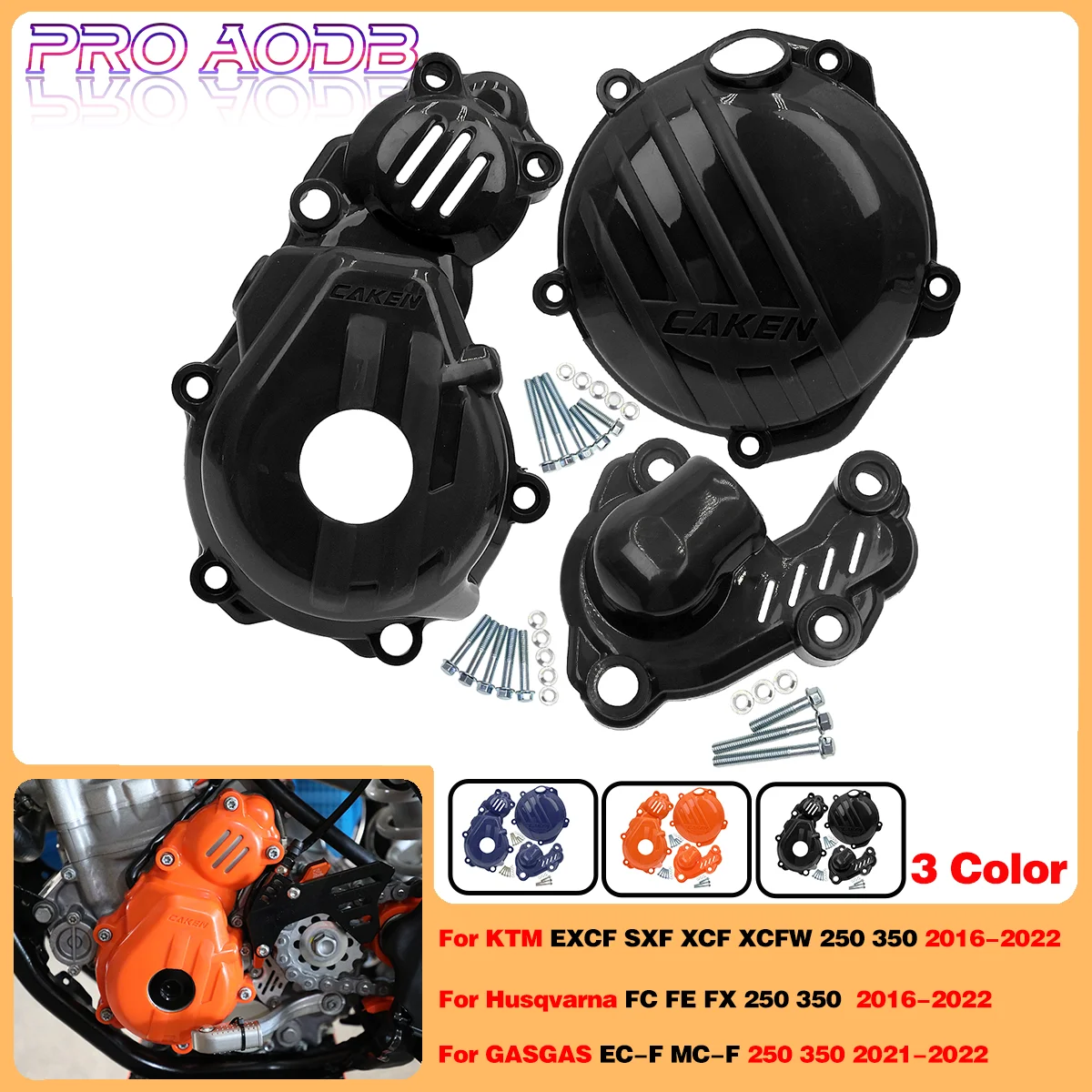 CAKEN-Engine-Water-Pump-Guard-Clutch-Cover-Ignition-Protector-for-KTM ...