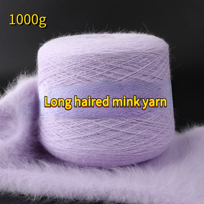1000G-Long-Plush-Mink-Cashmere-Yarn-Fine-Quality-Hand-Knitting-Thread ...