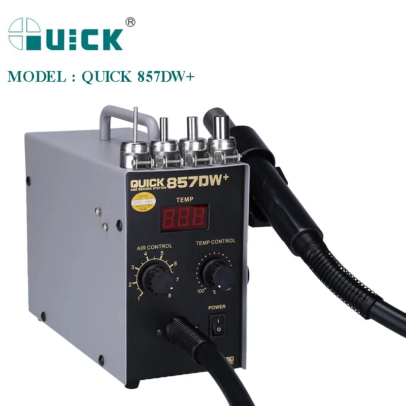 QUICK-857DW-Heat-Gun-Desoldering-Station-580W-BGA-SMD-Rework-Station ...