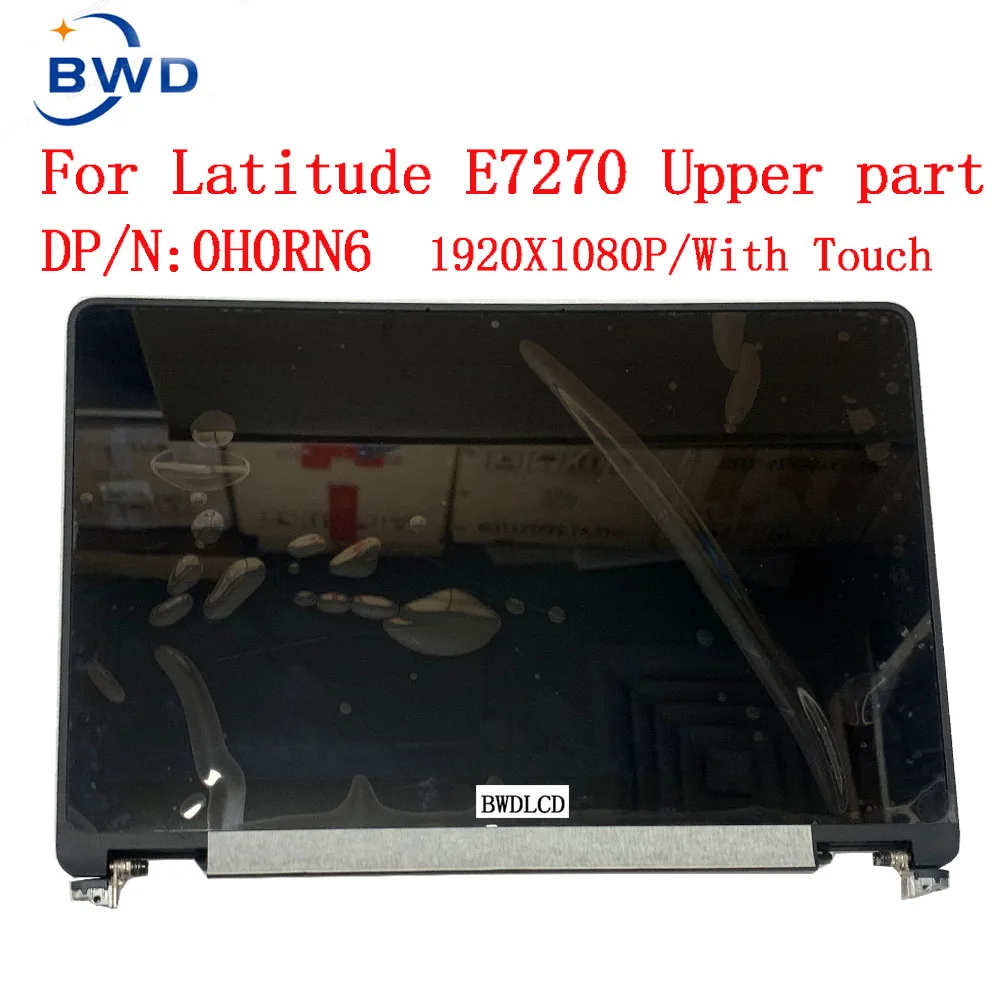 Dp/n:0H2RG7 0H0RN6 For DELL Latitude E7270 LCD screen Display Touch ...