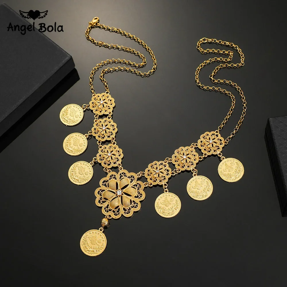 Arab-Coin-Big-Necklace-for-Women-Muslim-Islam-Middle-East-Wealth-Symbol ...
