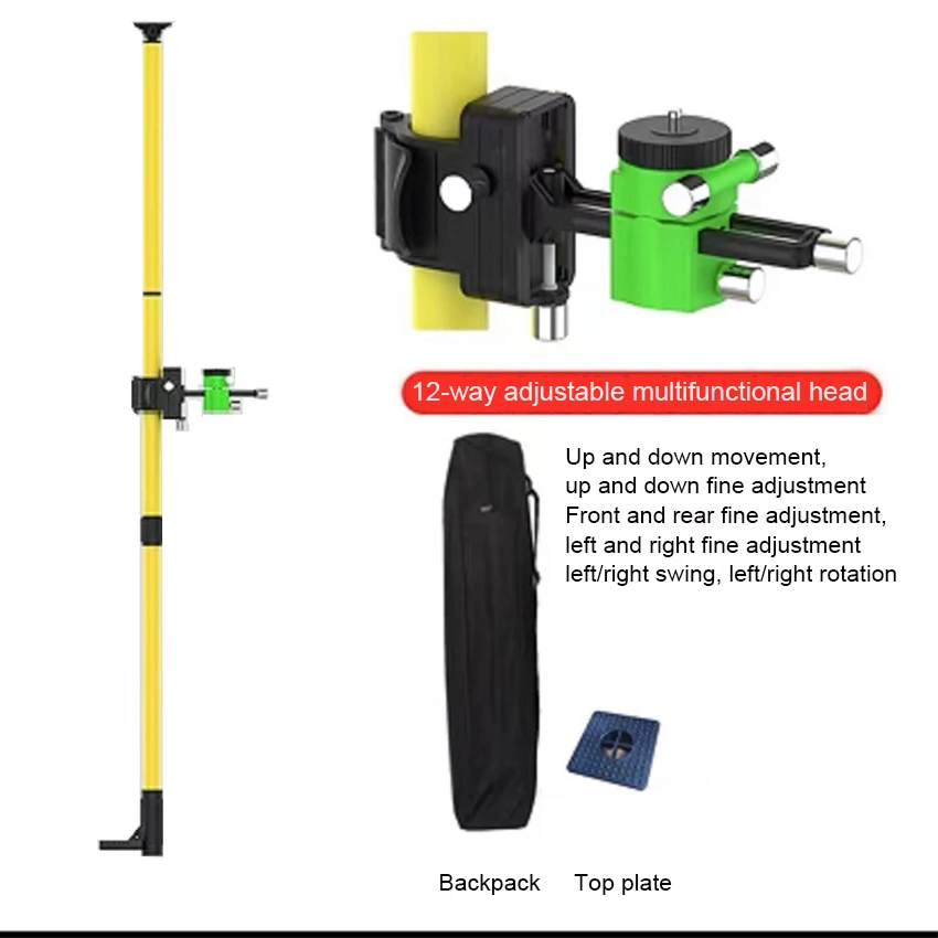 3-4M-3-9M-4-2M-Laser-Level-Extend-Bracket-Telescopic-Rod-Height ...