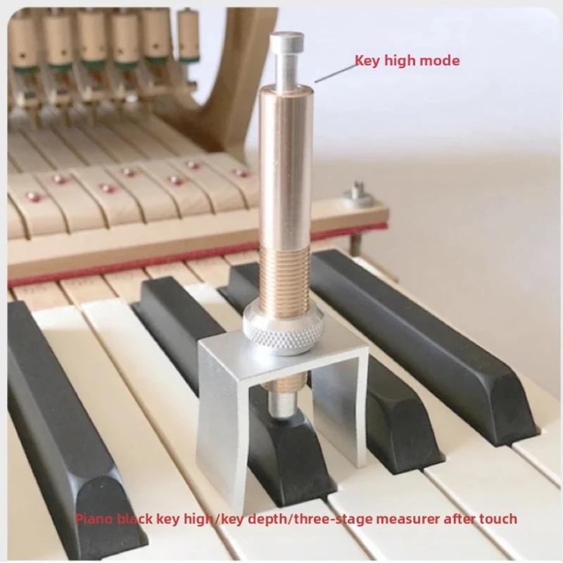 "Professional Piano Black Key Height Depth Gauge Tool - 3-Stage Touch ...