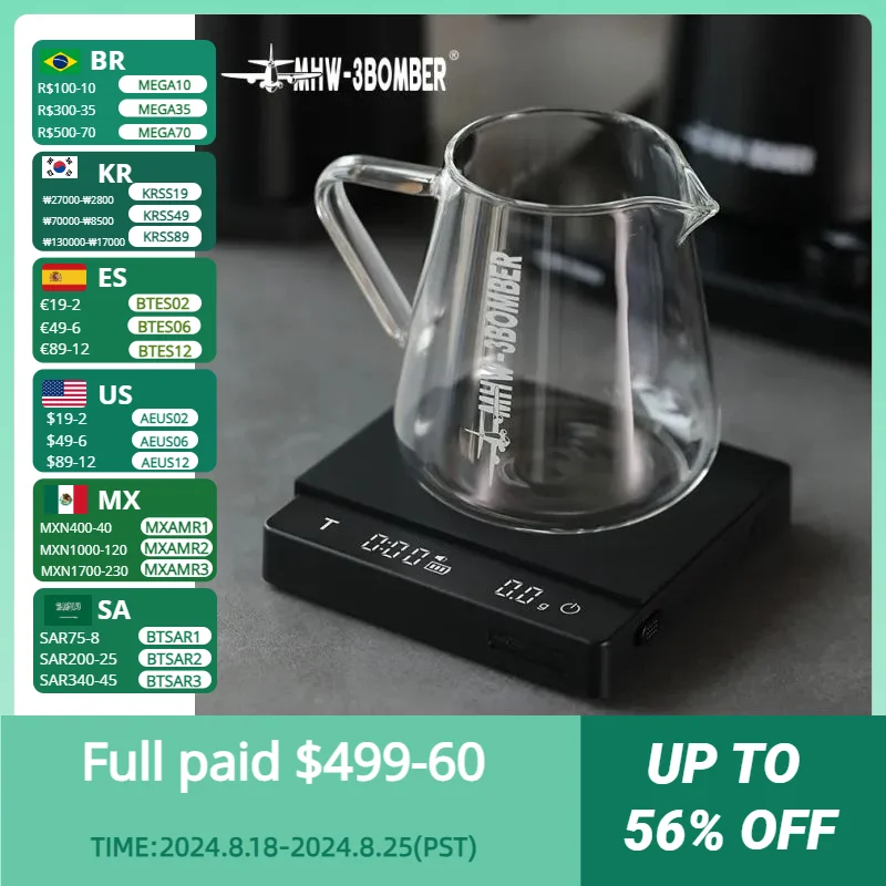 MHW-3BOMBER-Smart-Coffee-Scale-with-Timer-2kg-0-1g-High-Precision ...