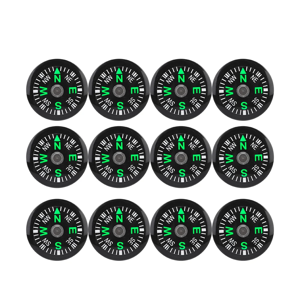 20mm-12pcs-Mini-Pocket-Oil-Filled-Compass-For-Hiking-Camping-Activities ...
