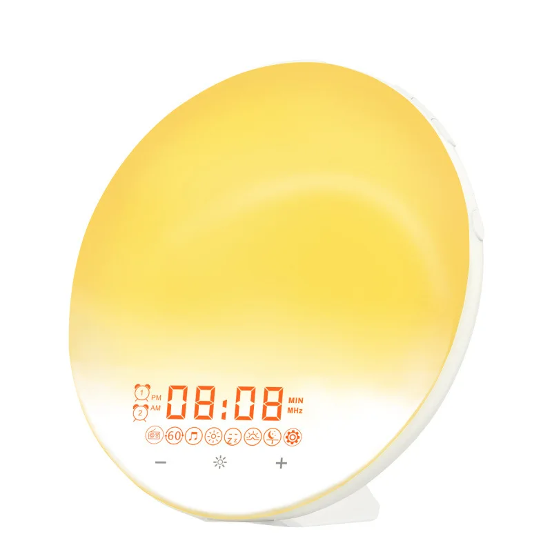 Wake Up Light Alarm Clock with Sunrise/Sunset Simulation Dual Alarms FM ...