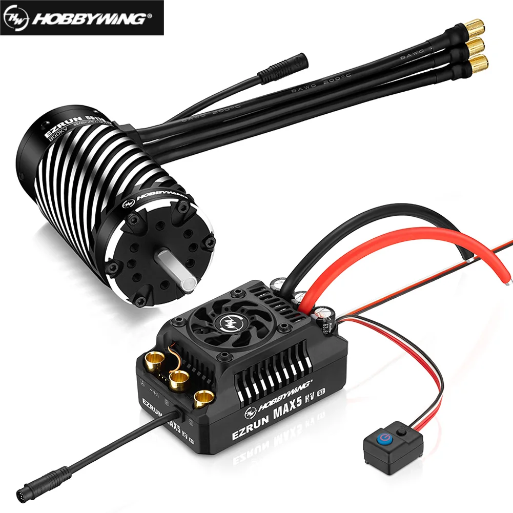 Hobbywing-EZRUN-Max5-HV-G2-250A-6-12s-Brushless-Sensored-ESC-w-EzRun ...