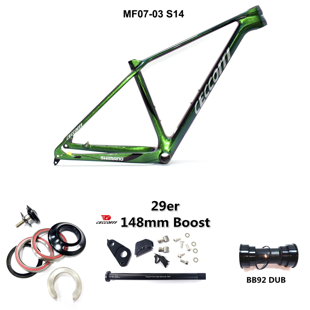 2024-Carbon-Mountain-Bike-Frame-148-12mm-Boost-MTB-Cycling-29er-Full ...