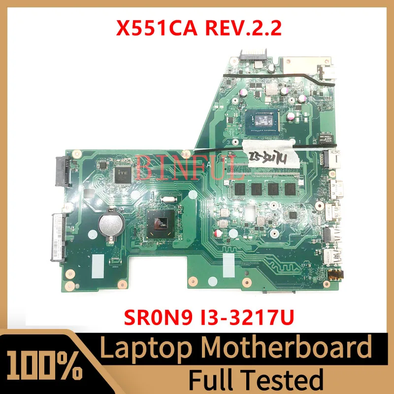 X551CA-REV-2-2-Mainboard-For-Asus-Laptop-Motherboard-With-SR0N9-I3 ...