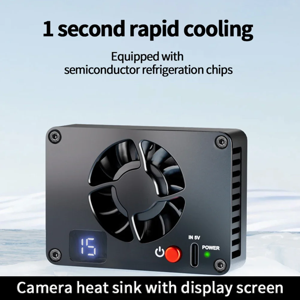 Camera-Cooler-Quiet-Semiconductor-Radiator-Live-Broadcast-Cooling-Fan ...