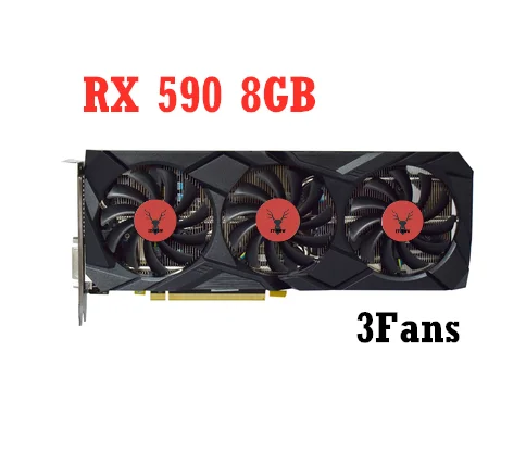 RX 590 8GB GME Graphics Cards AMD Radeon RX590 8GB GDDR5 256Bit Video ...