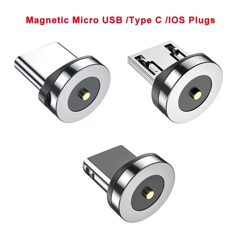 Magnetic-Cable-Adapter-Mobile-Phone-Cable-Micro-USB-Type-C-Dust-Plugs ...