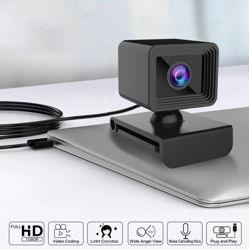 Webcam-1080p-Full-HD-Camera-CMOS-Sensor-USB-2-0-with-Microphone-for ...