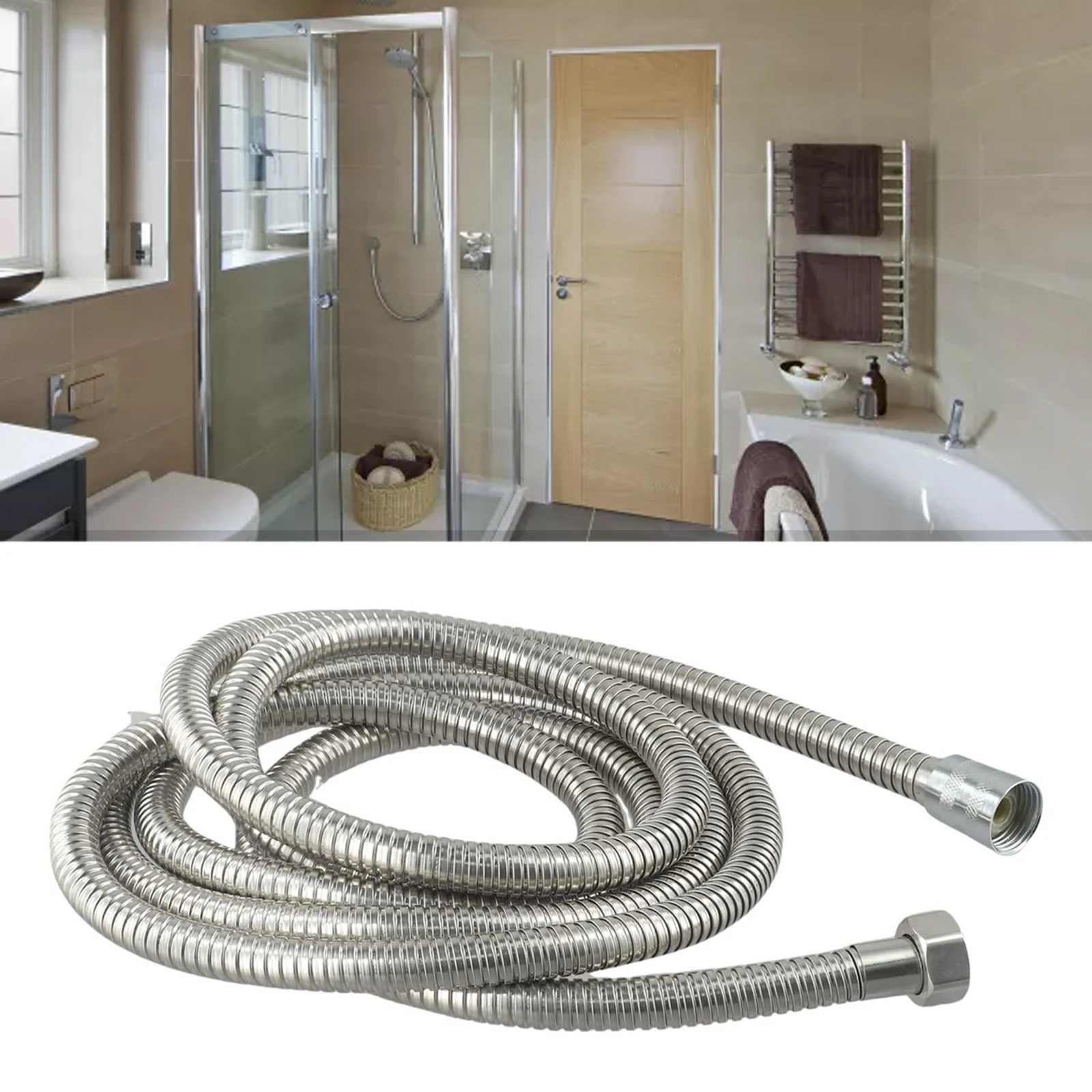 Steel-Flexible-Shower-Hose-Premium-Stainless-Steel-With-3-4-5-Meter ...