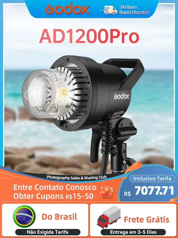 Godox-AD1200Pro-AD1200-Pro-1200Ws-2-4G-TTL-1-8000-HSS-40W-Modeling ...