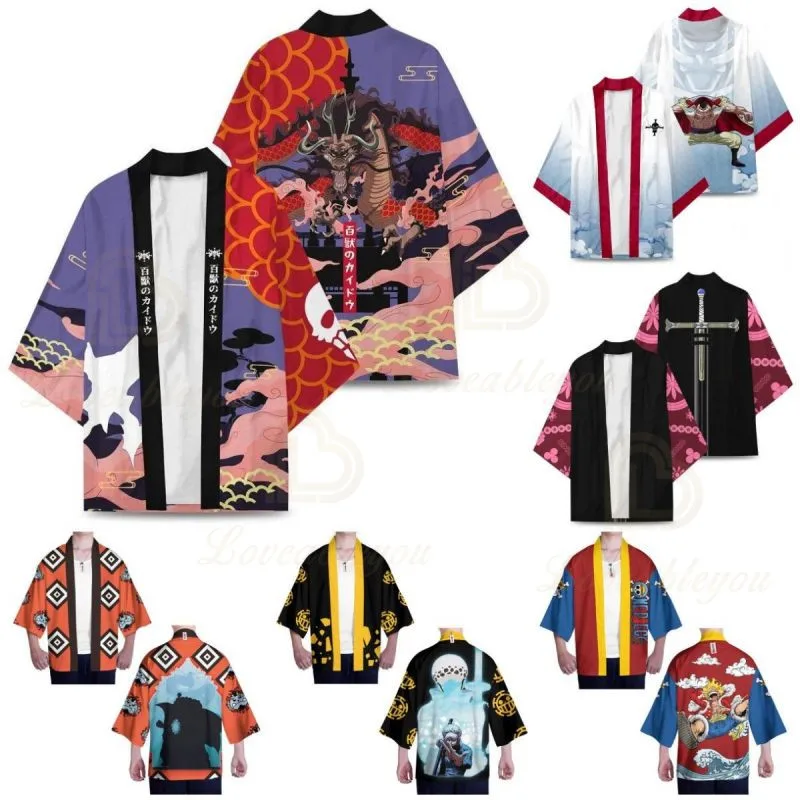 Anime-Kimono-One-Piece-Japan-Cloak-Kimono-Haori-Luffy-Cosplay-Shirt ...