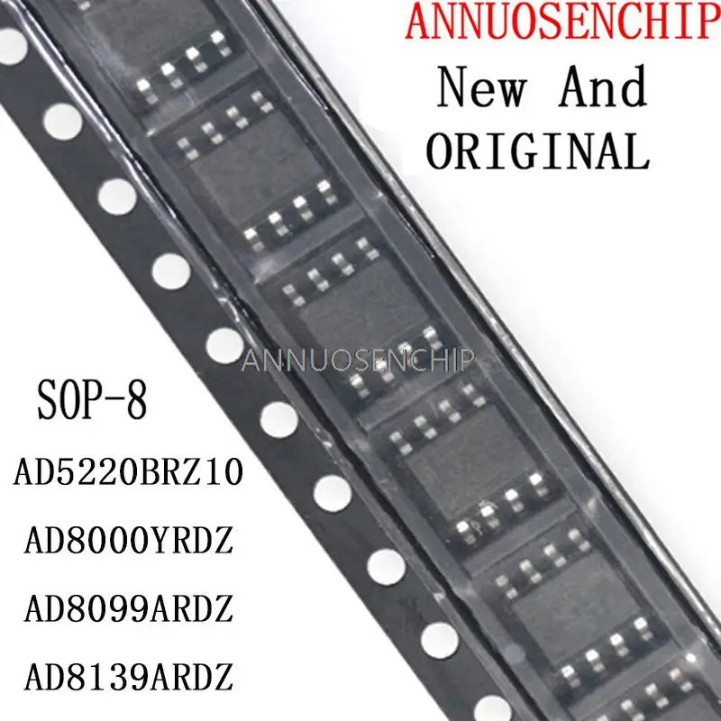 10 piezas nuevo y Original 100% nuevo AD5220 AD8000 AD8099 AD8139 SOP-8 AD5220BRZ10 AD8000YRDZ ...