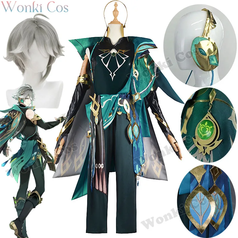 Alta Qualidade Genshin Alhaitham Cosplay Traje Genshin Impacto ...