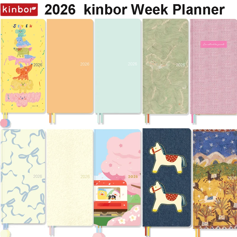 Kinbor 2026 Pocket Weekly Planner Notebook Limited Edition Week Journal ...